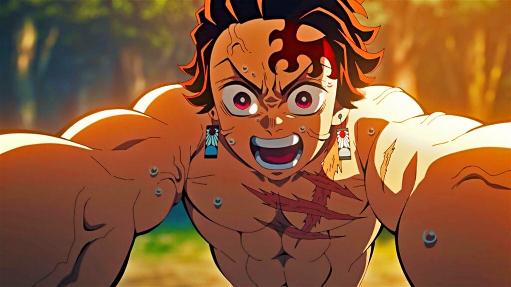 Tanjiro Moving The Boulder Twixtor Clips (Demon Slayer Season 4 Episode ...